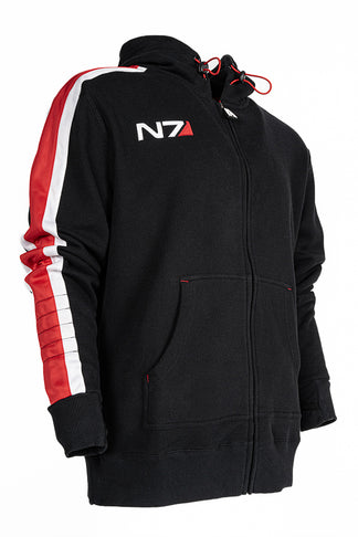 N7 Spectre Elite Zip Up Hoodie | Mass Effect Black Unisex Hoodie ...