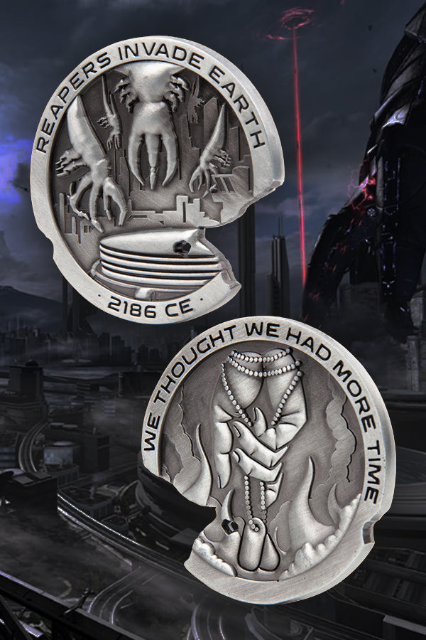 Mass Effect The Fall of Earth Challenge Coin – Official BioWare Gear Store