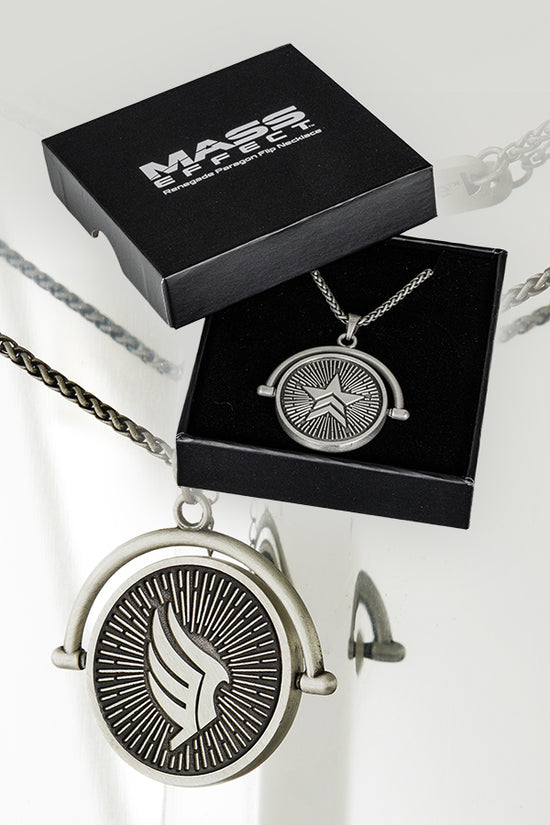 Mass Effect Renegade Paragon Flip Necklace – Official BioWare Gear Store