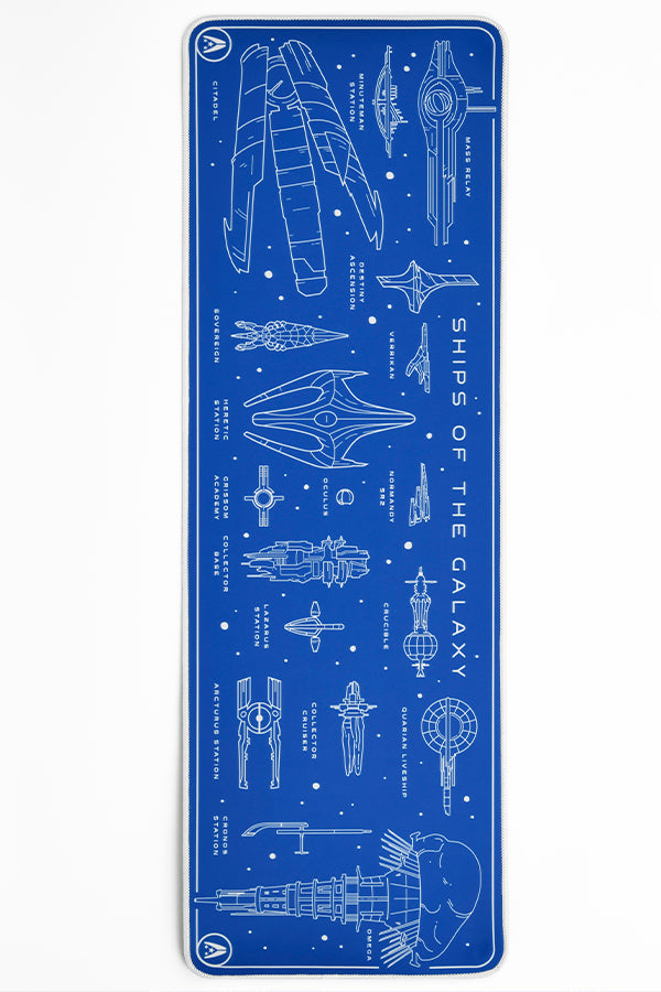 Mass Effect Ships of the Galaxy Oversized Mousepad – Official BioWare ...