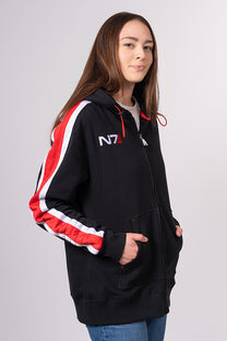 N7 Spectre Elite Zip Up Hoodie | Mass Effect Black Unisex Hoodie ...