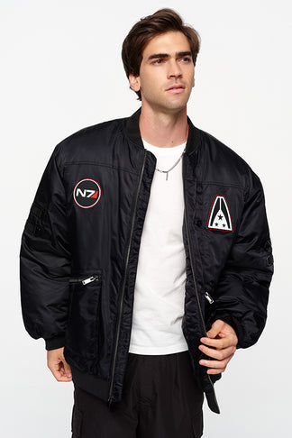 Mass Effect N7 Oversize Bomber Unisex Jacket – Official BioWare Gear Store