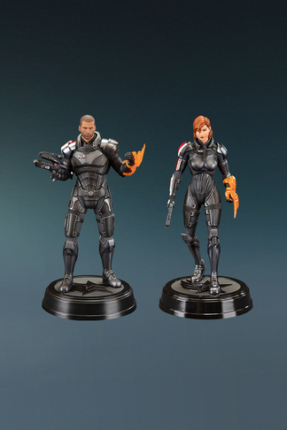 Mass Effect: Commander John Shepard PVC Figure – Official BioWare Gear ...