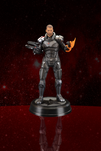 Mass Effect: Commander John Shepard PVC Figure – Official BioWare Gear ...