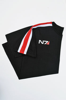 N7 Stripe Tee – Official BioWare Gear Store