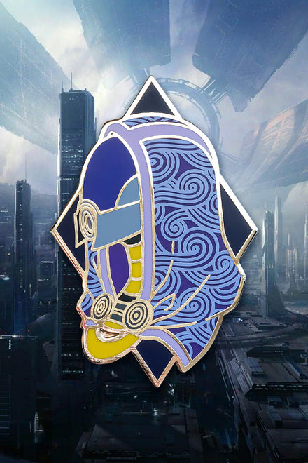 Mass Effect - Tali'Zorah Portrait Pin – Official BioWare Gear Store