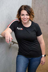 Mass Effect N7 Stripe Tee – Official BioWare Gear Store