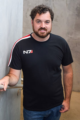 N7 Stripe Tee – Official BioWare Gear Store