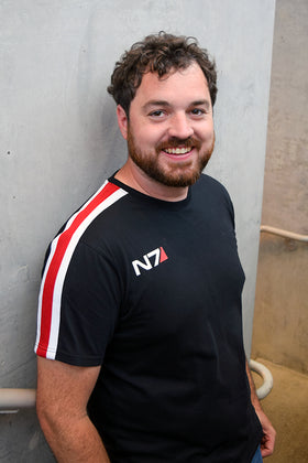 N7 Stripe Tee – Official BioWare Gear Store