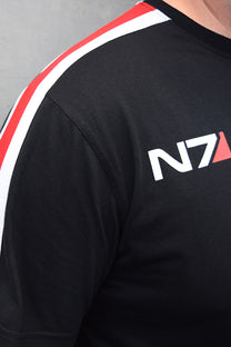 Mass Effect N7 Stripe Tee – Official BioWare Gear Store