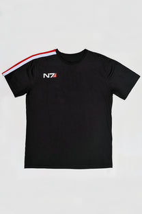 Mass Effect N7 Stripe Tee – Official BioWare Gear Store