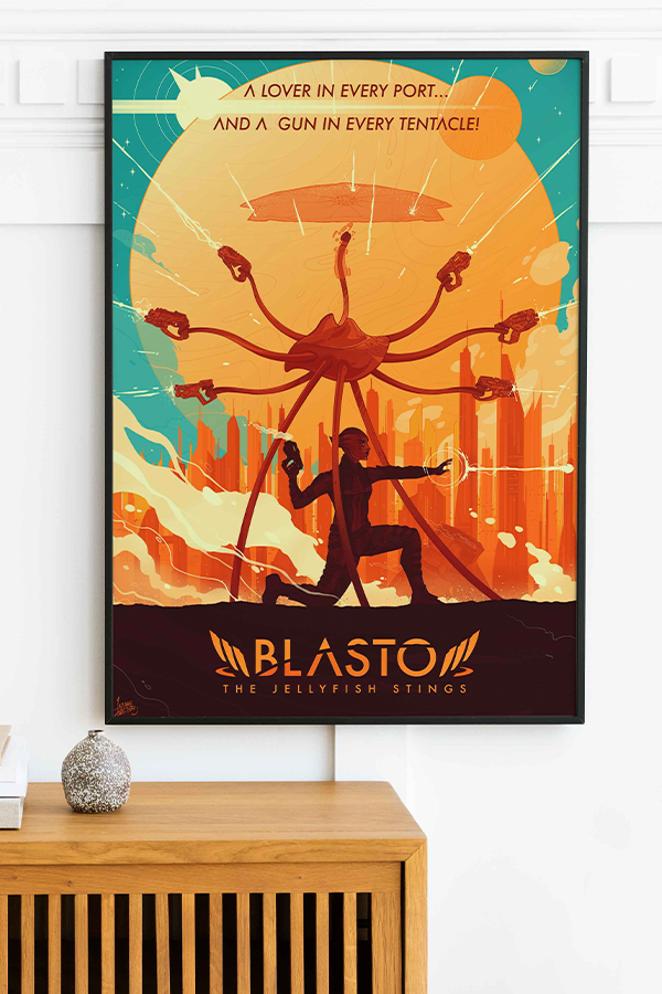 Mass Effect Blasto Open Edition Lithograph by Lazare Gvimradze ...